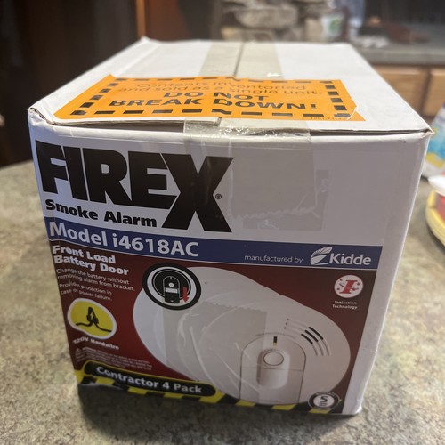 Kidde Firex i4618AC 120v Hardwire Contractor 4 Pack READ | eBay