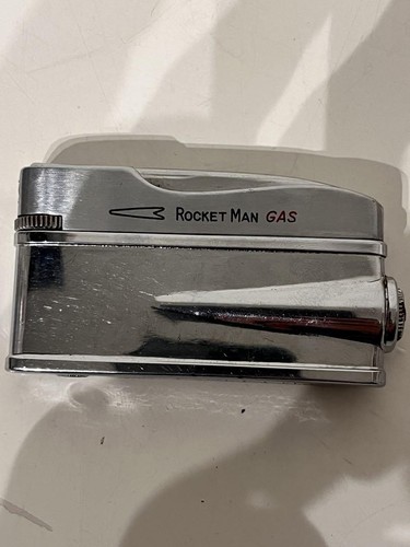 Rocket Man Gas Lighter Silver | eBay