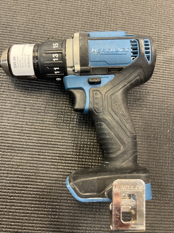 HERCULES HCB81B 20V Cordless Impact Driver & HC918 DRILL WITH BATTERY ...