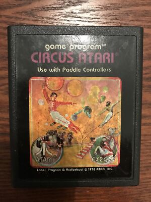 Circus Atari (Atari 2600, 1978) Game Only CX2630 | eBay