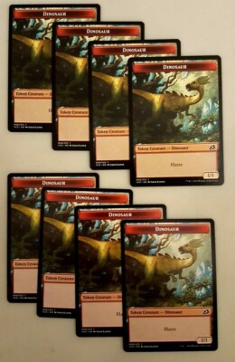 8x Dinosaur Token (008/013) Ikoria MTG Magic the Gathering NM | eBay