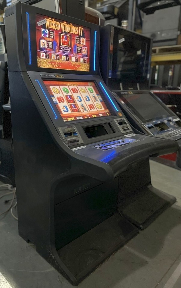 Aristocrat Mk VII Viridian HD "Wicked Winnings IV" Slant Top Video Slot ...