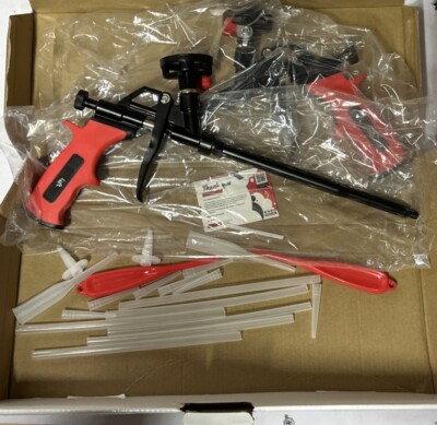 Expanding Foam Spray Gun (2 Insulation Gun + 6 Extenders) 2 Pack | eBay