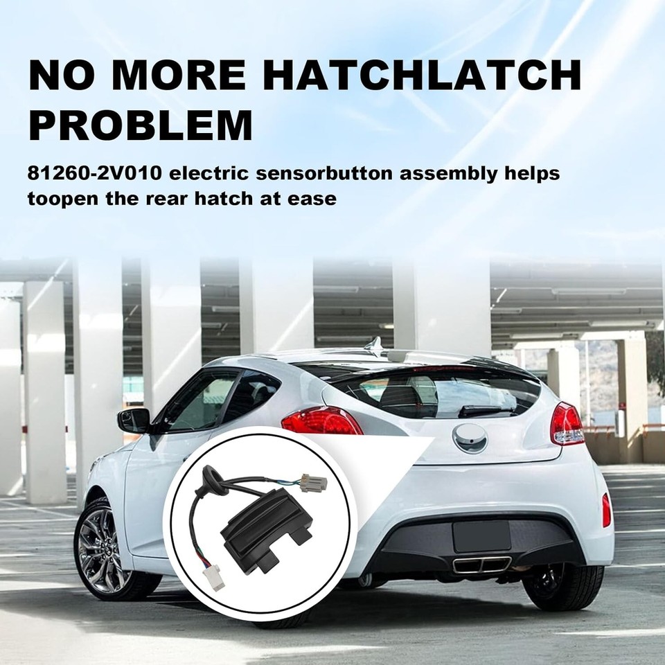 81260-2V010 Hatch Release Button Rear Latch Trunk For 2012-2017 Hyundai ...