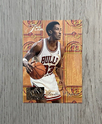 1994-95 Fleer Flair Play Maker | Scottie Pippen | #6 | Chicago Bulls | eBay