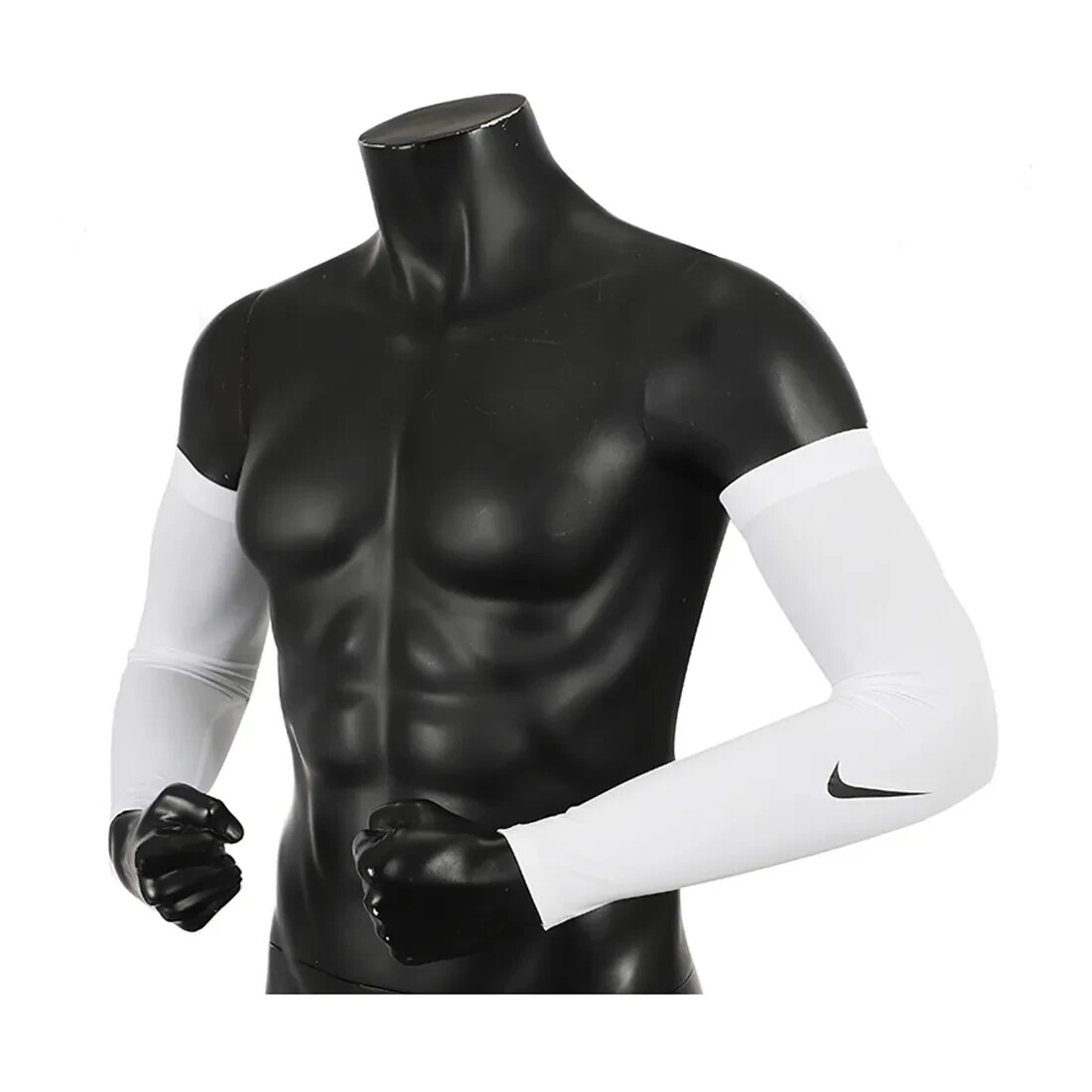 NIKE DriFit PRO 3.0 ARM SLEEVES White Black Set Pair Set Large-XL x2 ...