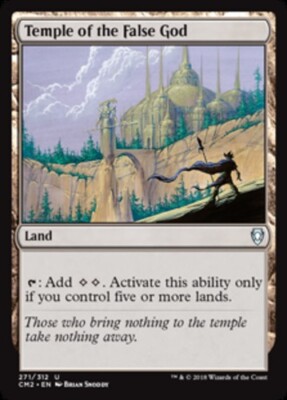 Temple of the False God (271) NM, English MTG Commander Anthology ...