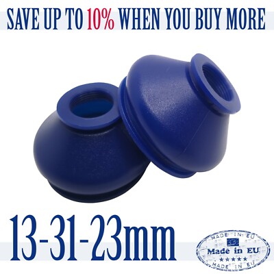 2 X UNIVERSAL Dust Boot Silicone 13 31 23 Track Rod End and Ball Joint ...