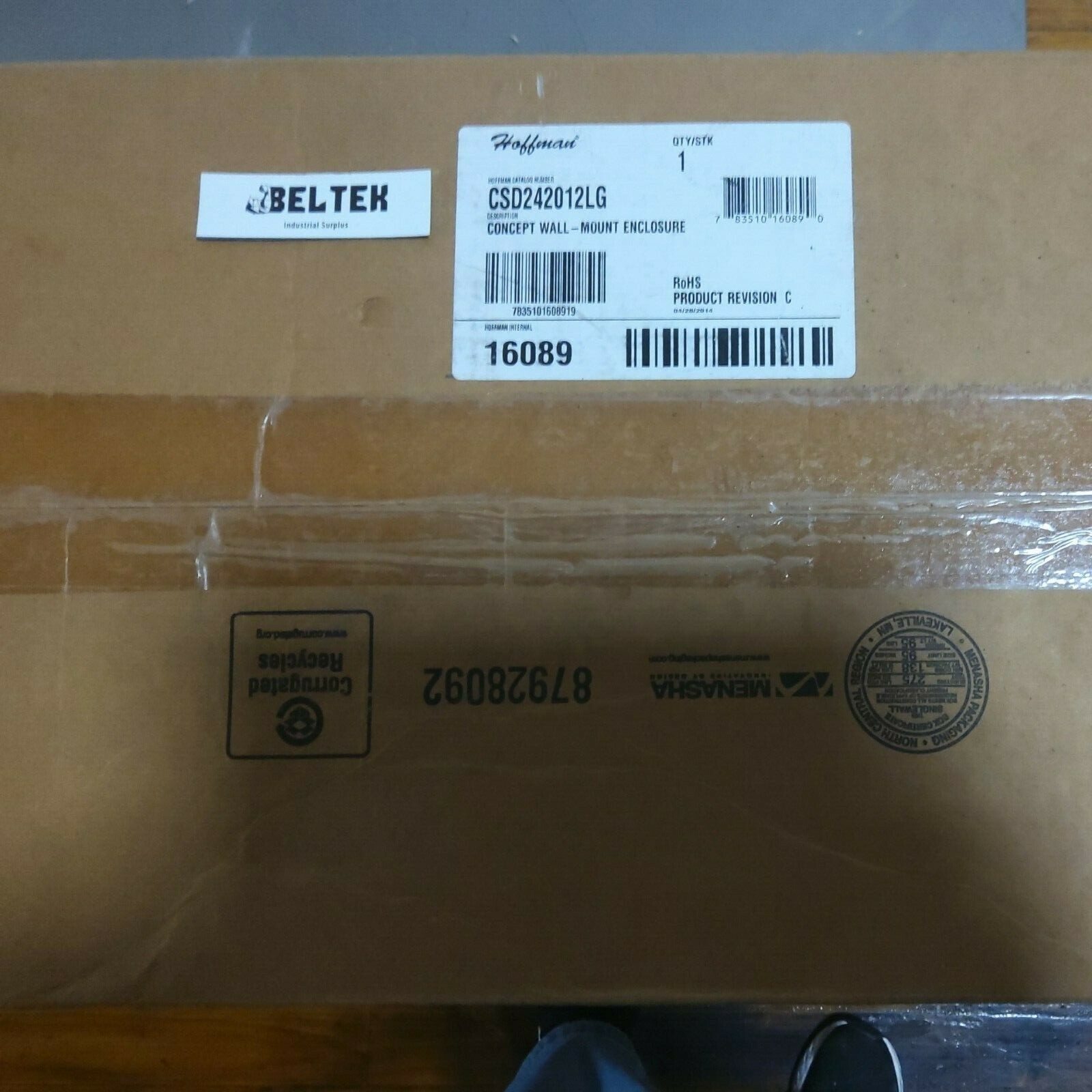 Hoffman Concept Wall Mount Enclosure CSD242012LG | eBay