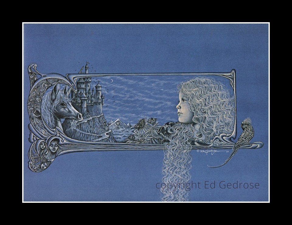 "Mary's Dream" Art Print Signed & Matted 8x10" By Artist Ed Gedrose. | eBay