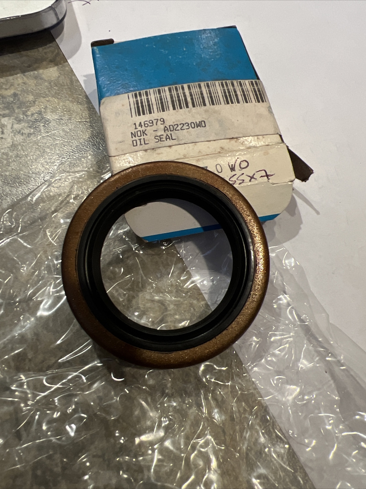 NOK 38x55x7mm Oil Shaft Rotary Lip Seal w/ Stainless Steel Spring ...
