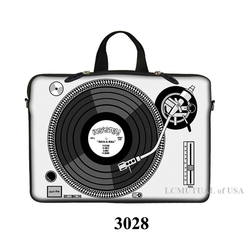 Neoprene Laptop Computer Sleeve Bag Case w. Hidden Handle For 15.6 ...