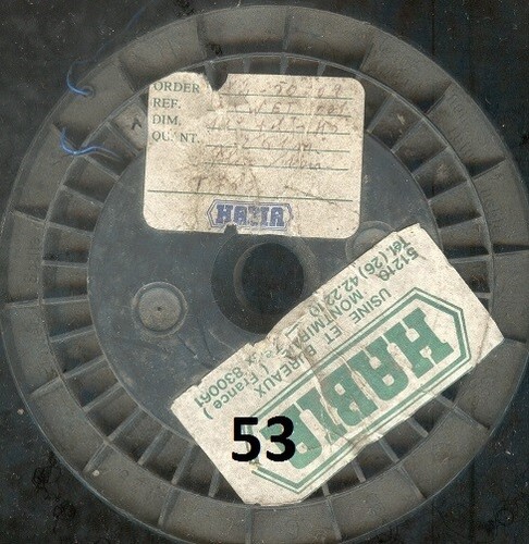 3 metres de cable / fil wrapping ou a wrapper torsadé bleue et noir ...