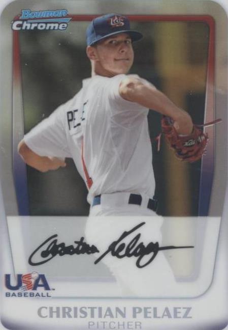 2011 Bowman Draft Picks & Prospects - Chrome Prospects Christian Pelaez ...
