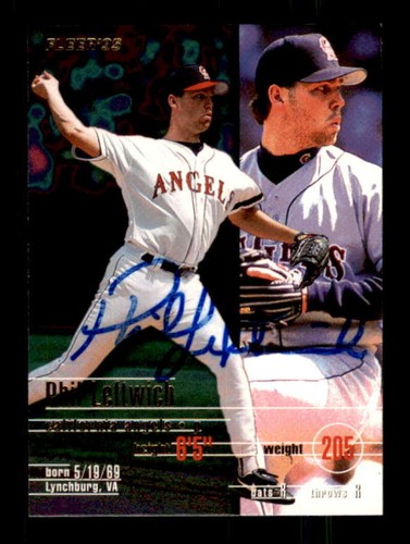 1995 Fleer #229 Phil Leftwich AUTOGRAPHED!!! Angels 236578 | eBay