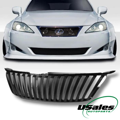 For 2006-2008 Lexus IS250 IS350 Vertical Bar Style Black Front Upper ...