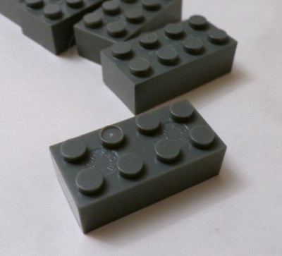 Mega Bloks x5 Dark Gray 2x4 Bricks (021-47) | eBay