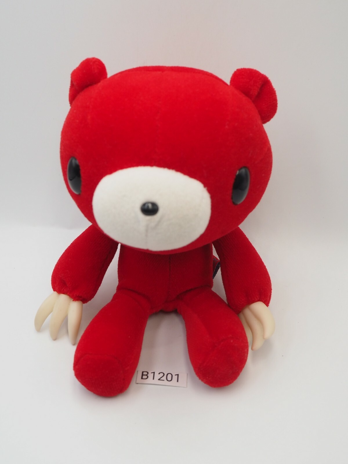 Gloomy Bear B1201 RED Cube Mori Chack CHAX Taito 6" Plush Toy Doll ...
