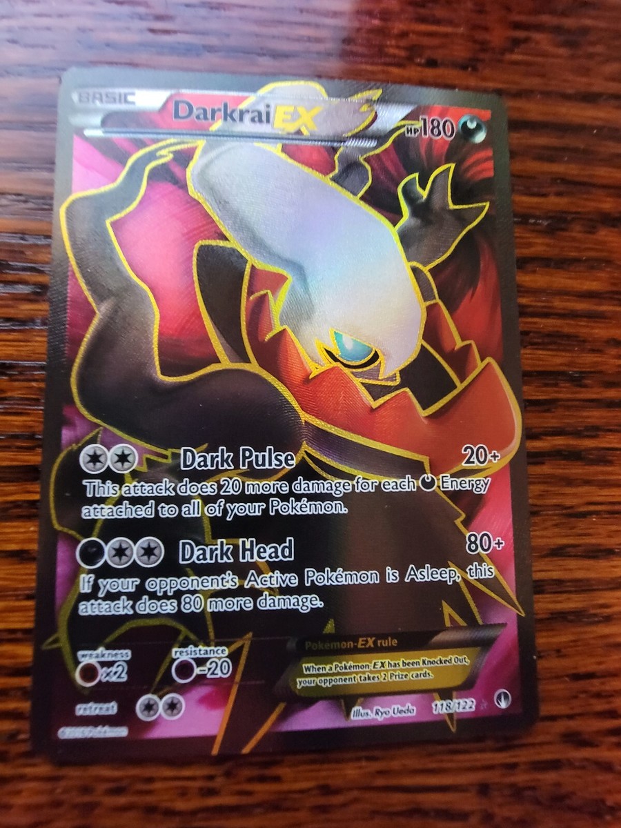 Darkrai Ex Full Art Darkrai GX 88/147 Ultra Rare Burning Shadows