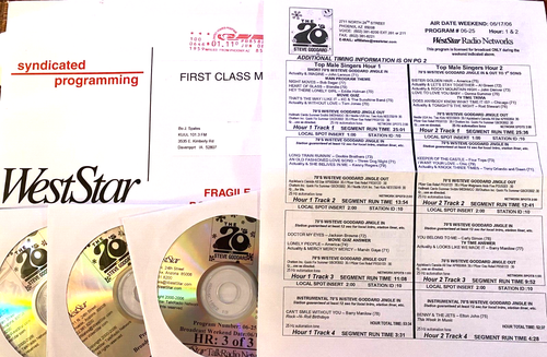 6/17/06 STEVE GODDARD 70's TOP MALE SINGERS, 3 HRS/12 RARE INTERVIEWS ...