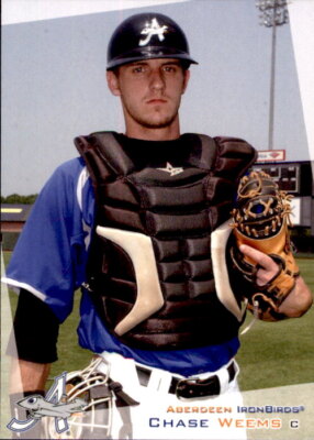 2012 Aberdeen Ironbirds Grandstand #33 Chase Weems Columbus Georgia GA ...