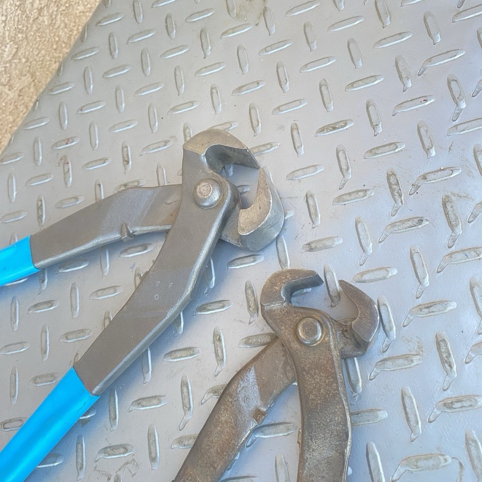 2Pc Channellock USA Heavy Duty Nippers Cutting Pliers-Nippers 10 in And ...