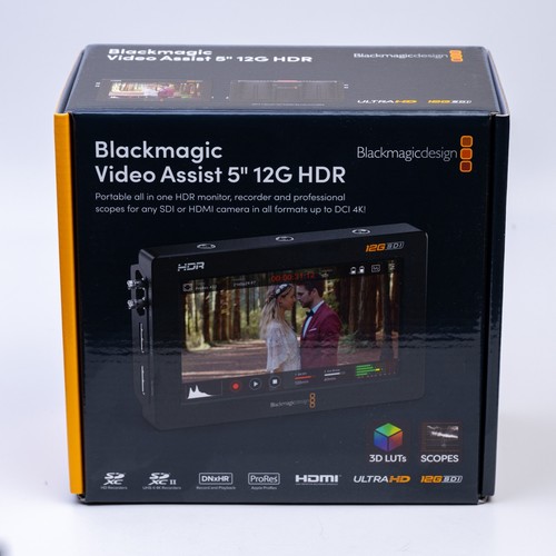 Blackmagic Design Video Assist 5" 12G-SDI HDMI HDR Recording Monitor | eBay