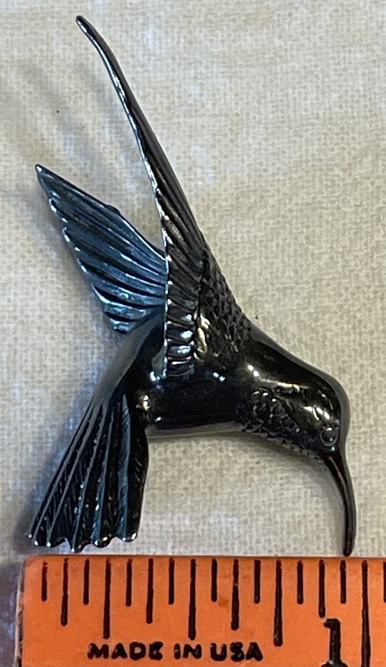 Sterling Silver Hummingbird Pin Brooch Signed Jez Jezlaine Bird 925 | eBay