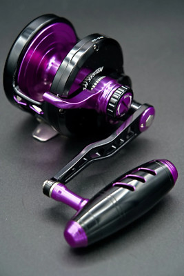 Maxel Jigging Reel Rage Pro 60 Lever Drag Conventional Reel Black ...