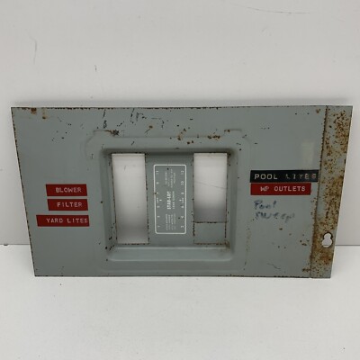 FPE Federal Pacific Stab-Lok Load Center Dead Front Breaker Panel COVER ...