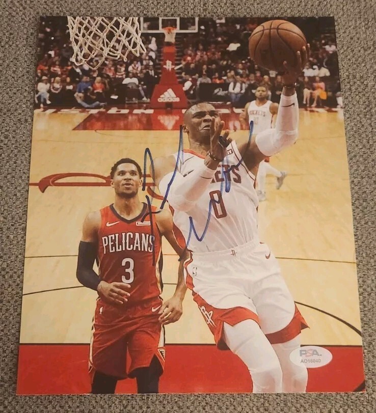 Russell Westbrook Autographed Memorabilia | Signed Photo, Jersey ...