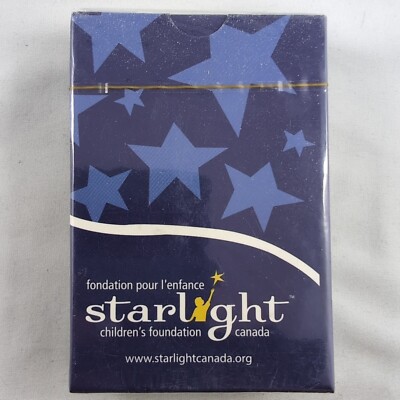 Starlight Children's Foundation Canada Playing Cards Deck Of Card New ...