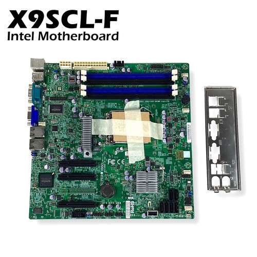 Supermicro X9SCL LGA 1155 Intel C202 PCH Chipset with I/O Shield ...