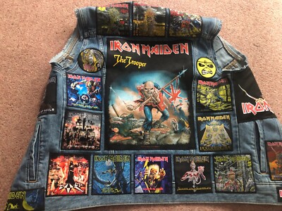 Fully Laden Iron Maiden: Trooper Signature Edition Battle Jacket Cut ...