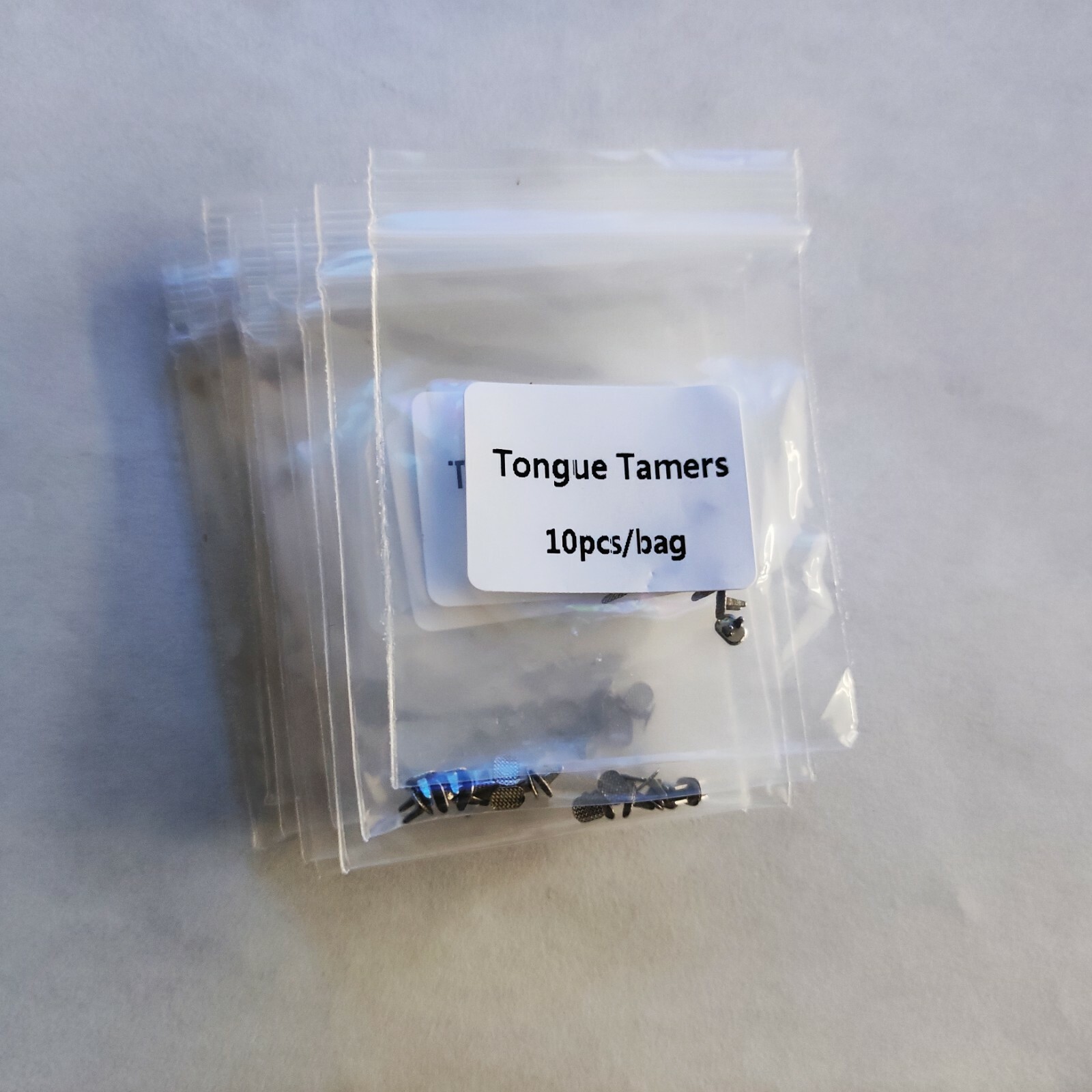 100 Pcs Dental Orthodontics Tongue Tamers Mini Spur Educador Lingual ...