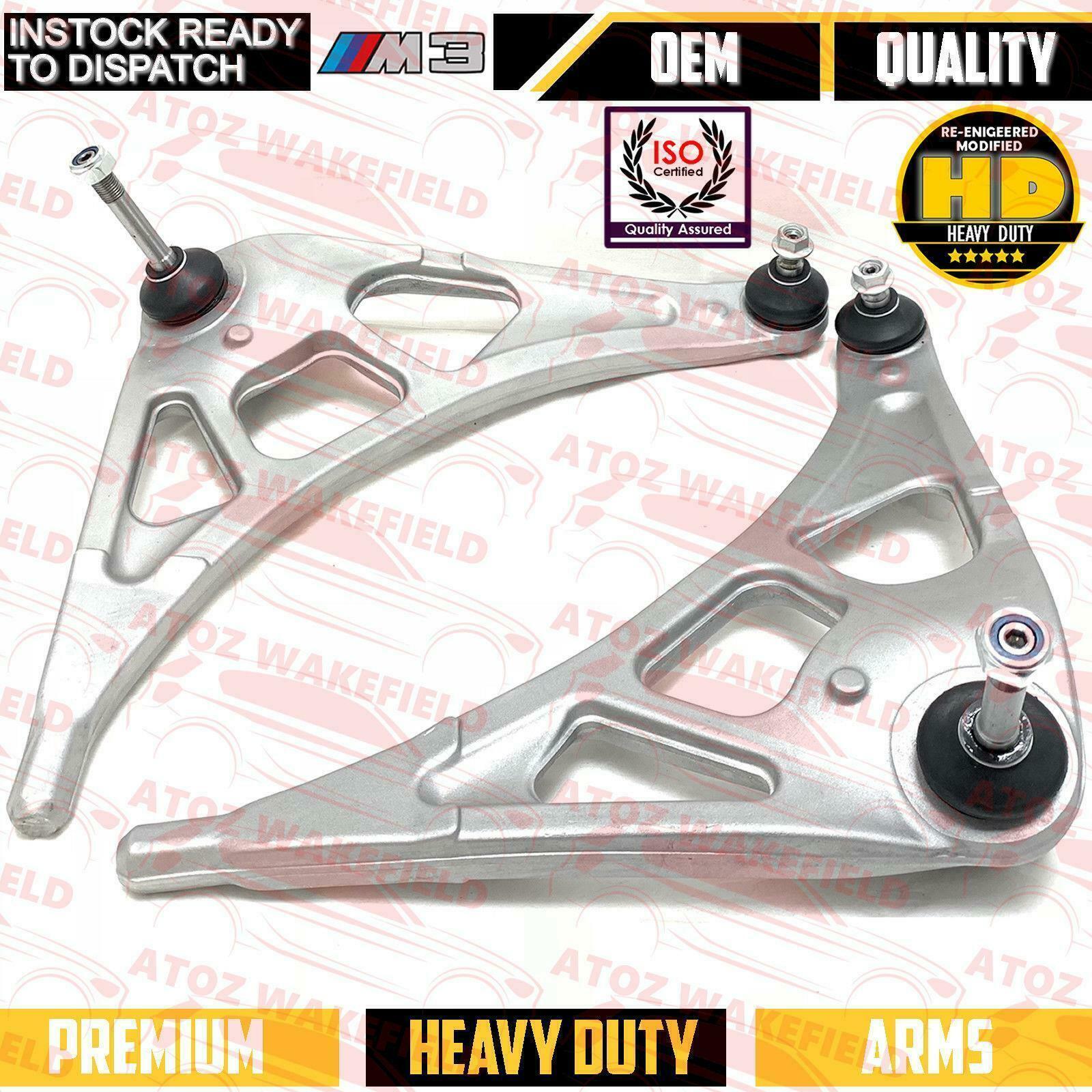 FOR BMW E46 M3 FRONT LOWER SUSPENSION WISHBONE CONTROL ARMS BUSHES DROP ...