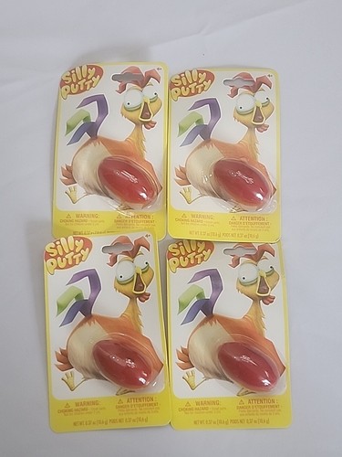 4 New Packages of Original Silly Putty by Crayola Putty In A Plastic ...