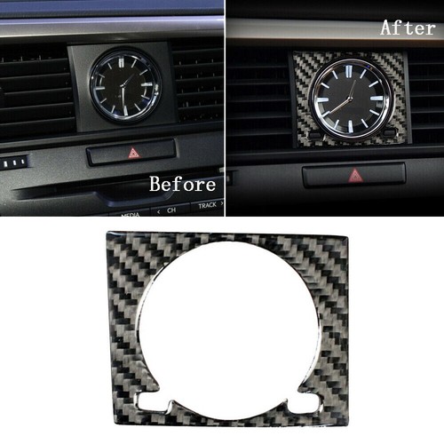 Cabon Fiber Dashboard Clock Panel Cover Trim Fit for Lexus RX350 450 ...