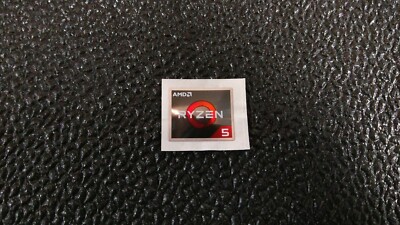 "RARE" 1 pcs Genuine AMD RYZEN 5 Badge Sticker 2cm X 1.5cm Canada ...
