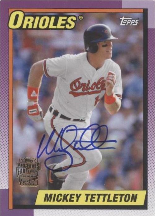 2014 Topps Archives - Fan Favorites Autographs Mickey Tettleton #FFA-MT ...