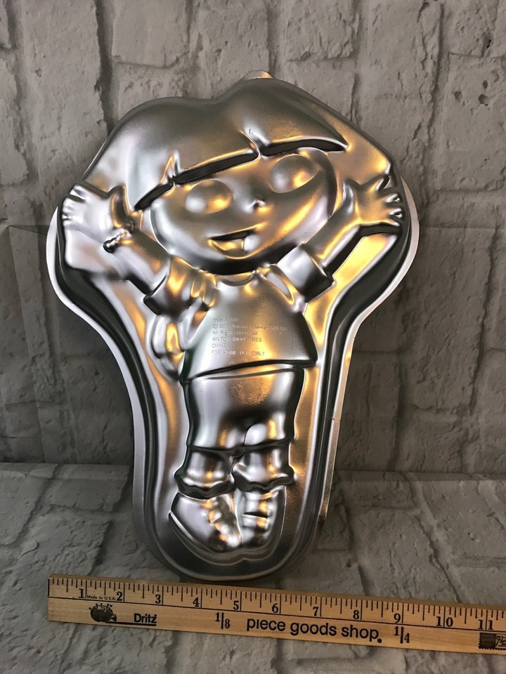 Wilton Viacom Nick Jr Dora The Explorer Cake Pan With Insert Metal Cake ...
