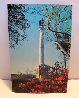 Postcard John C. Calhoun Monument Marion Square Charleston S.C. B 10 | eBay