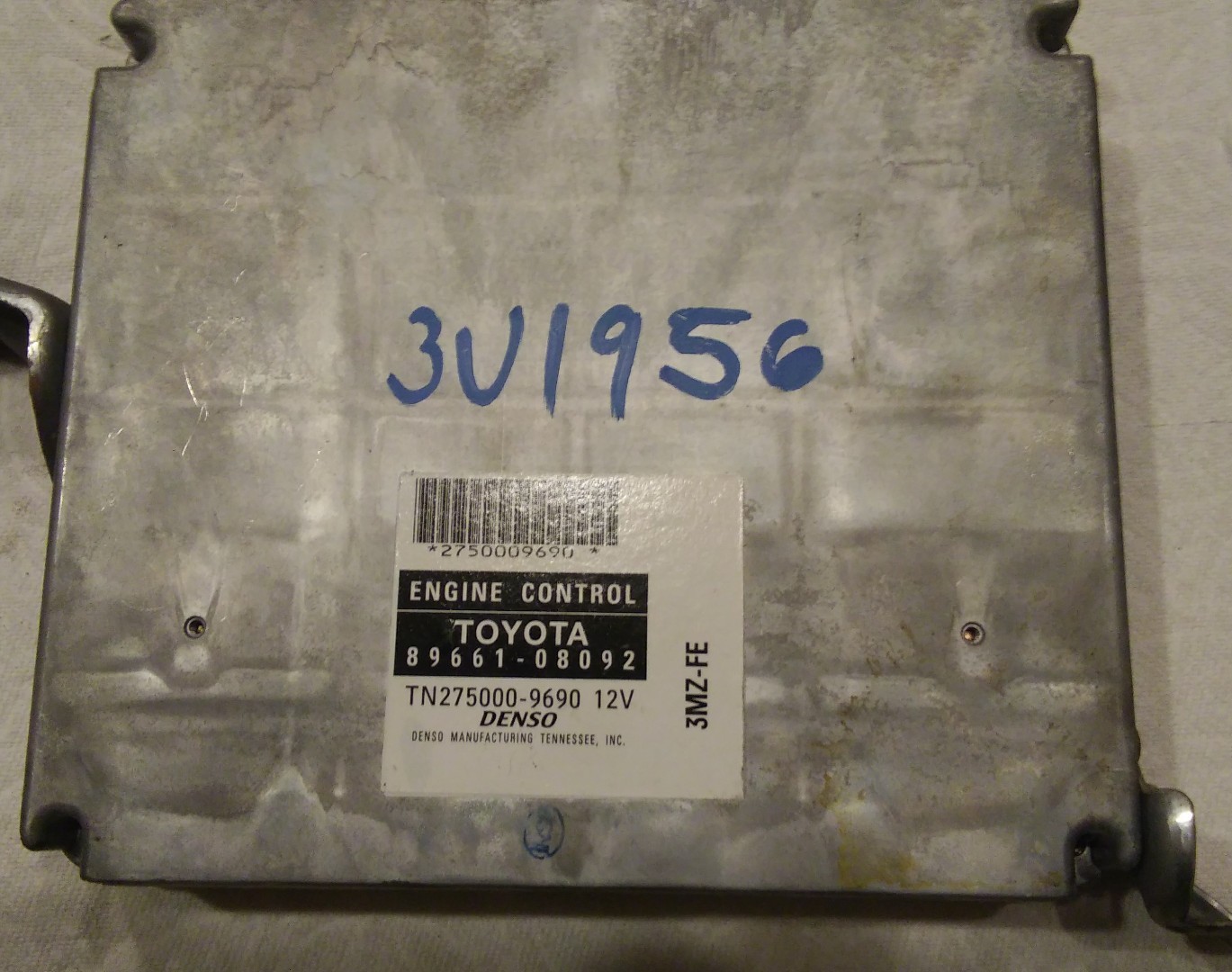 04 Toyota Sienna Engine Computer Control Module ECU ECM PCM 89661-08092 ...