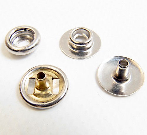 Baby Snaps, Line 20 Snaps, Nickel Plated Brass - 10 of Each Piece | eBay