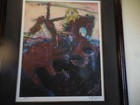 Limited Ed AP 1/5 Paint Embellished Lithograph "Rainbow Warrior" Robert ...