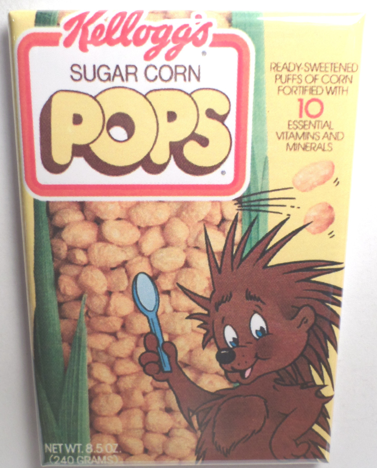 Sugar Corn Pops Vintage Cereal Box 2" x 3" Refrigerator or Locker ...