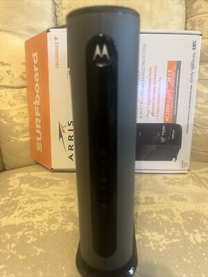 Motorola MG7550 16X4 Cable Modem & AC1900 WiFi Router Combo W/ Power ...