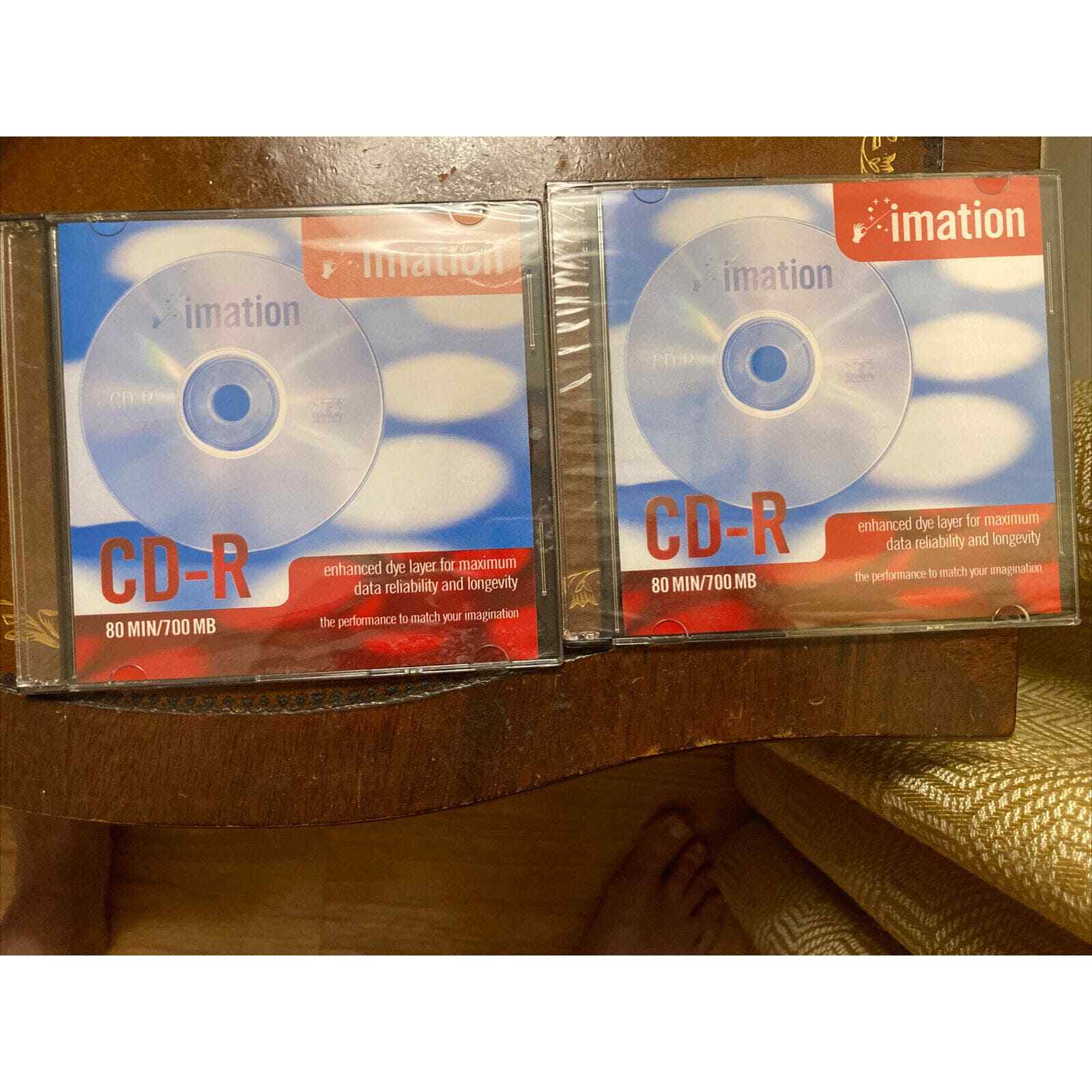 NEW Imation CDR Media 24x 700MB 80min Factory Sealed. Lot Of 2 | eBay