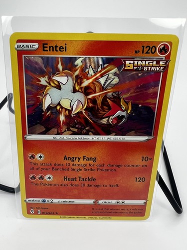 ENTEI 019/203 TCG Pokemon Card Evolving Skies HOLO RARE 📈 | eBay