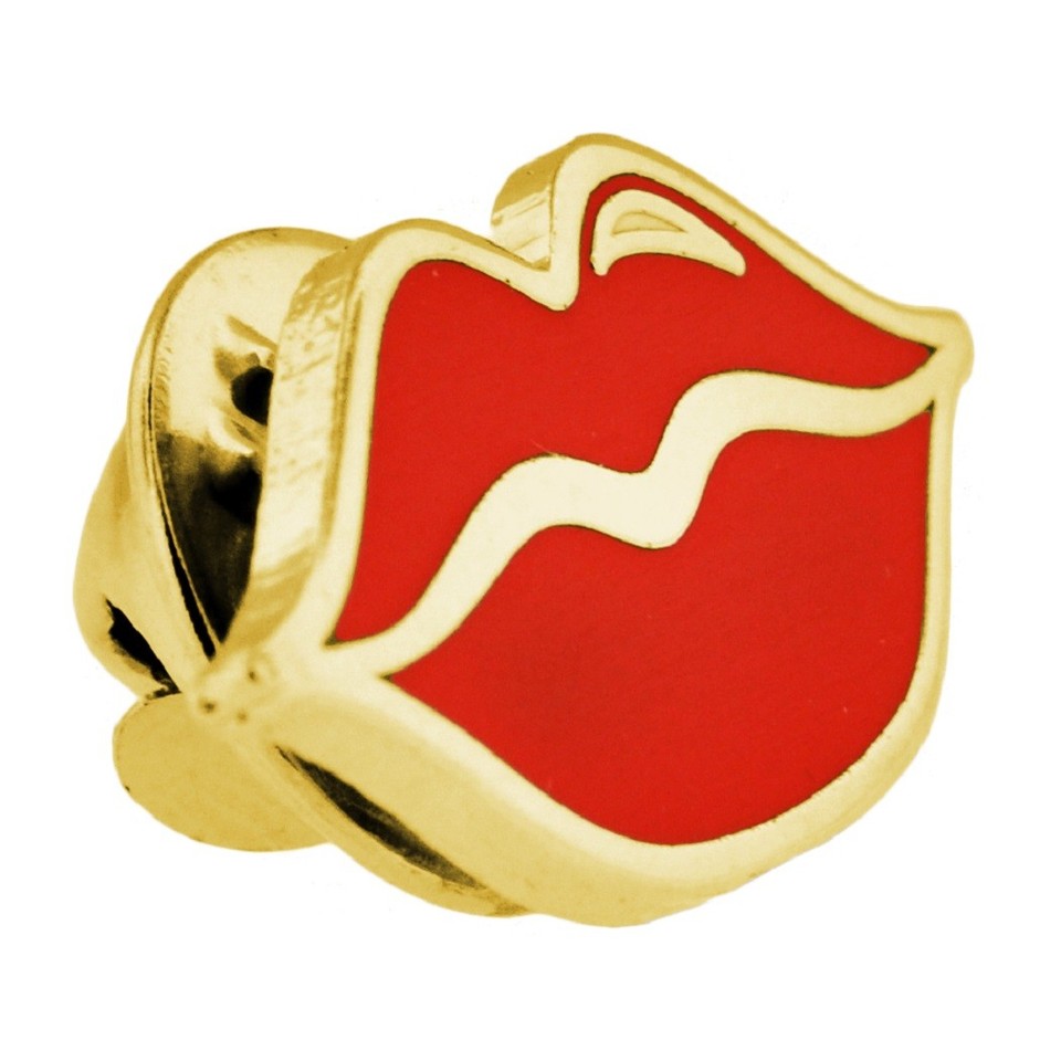 PinMart's Glam Lipstick Princess Big Deal Lips Enamel Lapel Pin Set | eBay